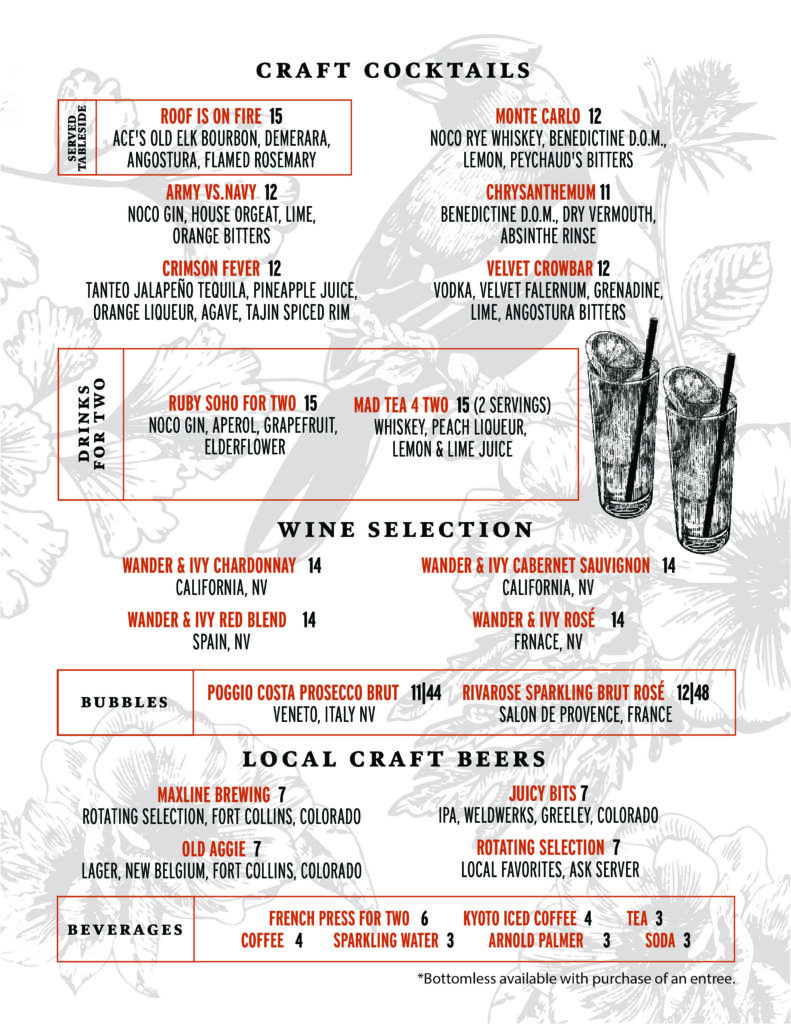 Ace Café Menu - Daily Brunch & Happy Hour - Ace Gilletts