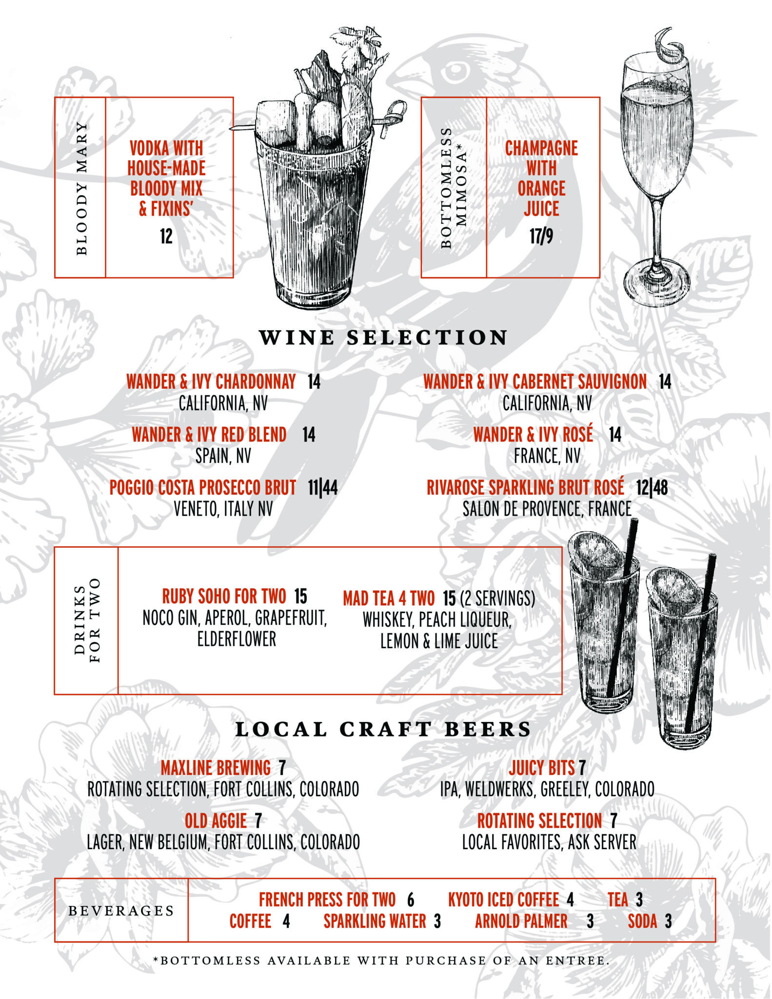 Ace Café Menu - Daily Brunch & Happy Hour - Ace Gilletts